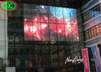 China P3.91 Indoor Transparent LED Display 500x1000mm 90% Transparency Glass Screen for sale