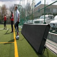 China P8 Outdoor Stadium Perimeter LED Display 8000cd Brightness 15625 Pixels per sqm for Football Advertising for sale