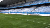 China Outdoor P8 LED Stadium Perimeter Display 15625 Pixels per sqm 8000cd Brightness for Football Advertising for sale