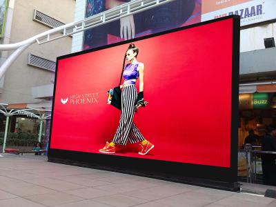 China P10 Outdoor Full Color SMD LED Display Screen 320x160mm 960x960mm Cabinet IP65 Waterproof for sale