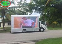 China Outdoor P10 Full Color Mobile LED Screen 7000cd Truck Mounted Video Display for Advertising for sale