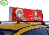 China P4.81 Outdoor Taxi Roof LED Display - 43,222 Pixels/m², 7,500 cd/m² Brightness for Vehicle Advertising for sale