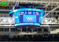 China P4.81 Stadium Advertising Scoreboard LED Video Wall Rental 1R1G1B 43222 Pixels for sale