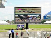 China Outdoor Advertising LED Screen IP65 250mm Module 960x960mm Cabinet High Brightness for sale