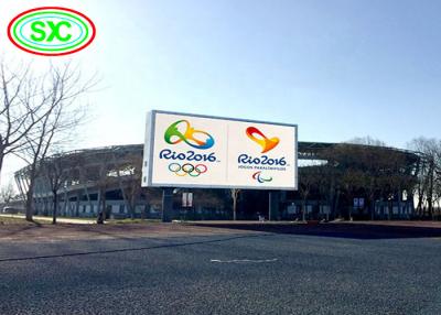 China P10 Outdoor Full Color LED Display 640x640mm Iron Cabinet 7500cd/m² for sale