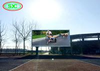China P10 Outdoor Full Color LED Display 640x640mm Iron Cabinet 7500cd/m² for sale