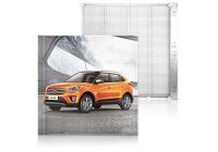 China P3.91-7.82 Indoor Outdoor Transparent LED Screen 5000cd/m2 Full Color 500x500mm for sale