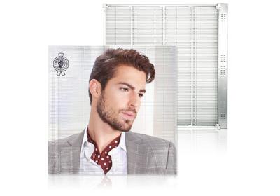 China High Brightness Transparent LED Screen Billboard 4mm Pixel Pitch 2000cd Brightness 3 Years Warranty for sale