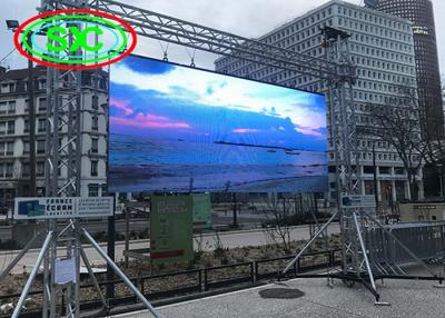 China Full Color Outdoor P3.91 Rental LED Display Cabinet 500x500mm IP65 for sale