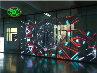 China 15.63mm Pixel Pitch Transparent LED Panel Screen with 92% Transparency and 6300cd/m² Brightness for sale