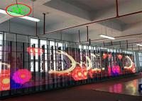 China Transparent Indoor P3.91-7.82 LED Display 70% Transparency 4500nit for Advertising for sale