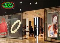 China Transparent Indoor P3.91-7.82 LED Display 70% Transparency 4500nit for Advertising for sale