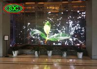 China Indoor Transparent LED Screen 3.91mm 7.8125mm SMD1921 for Shopping Mall Display for sale