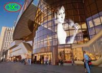 China Outdoor P15.625-31.25 Transparent Curtain LED Display 7500cd SMD 3535 Lightweight 25kg for sale