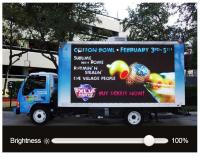 China P5mm SMD 2121 Mobile Truck LED Display 40000 Dots/sqm Full Color Outdoor Screen for sale
