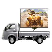 China P6 Mobile Truck LED Display 6000cd/m² Brightness IP65 Waterproof 96×96 Panel Resolution for Vehicle Advertising for sale