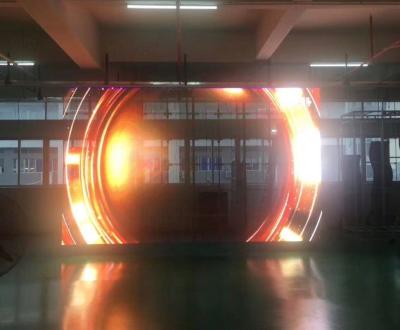 China Indoor Transparent LED Display P3.91-7.81 1000x500mm Glass Window Screen 3000cd Brightness for sale