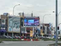 China Outdoor P10 LED Display Screen Full Color High Definition 8000cd Brightness 10000pixels per sqm for sale