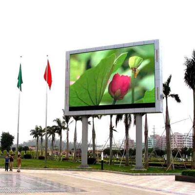 China Outdoor P10 LED Display Screen Full Color High Definition 8000cd Brightness 10000pixels per sqm for sale