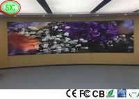 China Indoor P3.91 Flexible LED Display Module 64x64 RGB Full Color Curved Screen for sale