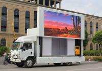 China P6 Full Color Outdoor Mobile Truck LED Display Advertising Screen 6500cd Brightness for sale