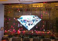 China SCXK P4 SMD2121 Transparent LED Screen IP43 Waterproof 6.2kg Aluminum Cabinet for sale