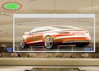 China P3.91-7.8125 Transparent LED Curtain Display 250x250mm Module 14kg/sqm for sale