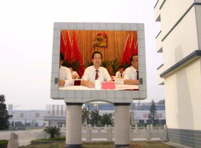 China P8 Outdoor Fixed LED Display Screen 8000cd Brightness 15625 Pixels High Refresh Advertising Billboard for sale