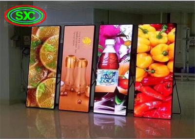 China P2.5 600W 1200nits LED Poster Advertising Board IP43 Indoor Display for sale