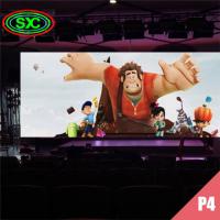 China P3.91 P4.81 Indoor Rental LED Display 500x1000mm Cabinet 1200cd Brightness for sale
