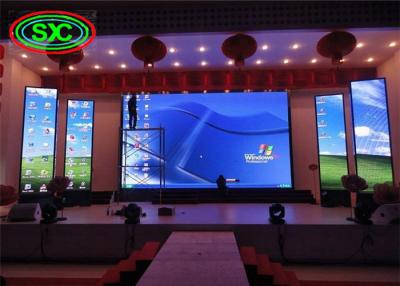 China P3.91 P4.81 Indoor Rental LED Display 500x1000mm Cabinet 1200cd Brightness for sale