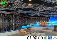 China Curve P3.91 Advertising LED Screen 3500 Nits High Definition Video Wall for Commercial Display for sale