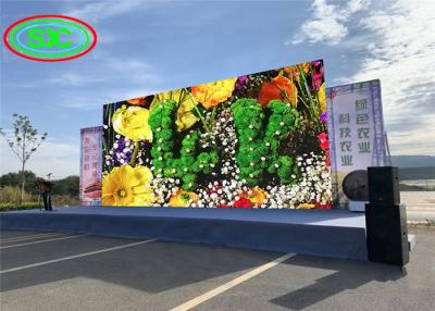 China Outdoor P10 Full Color LED Display Screen 960x960mm Wall Mounted 10000 Dots/m² for sale