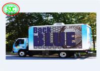 China Outdoor P8 trailer led display screen with three sides for movable advertising for sale