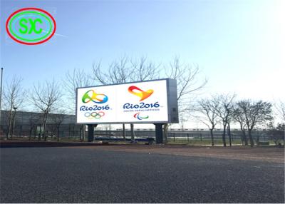 China Fixed Installation Outdoor P6 Full Color RGB LED Display 6mm Pixel Pitch 6500cd Brightness for sale