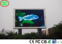 China Outdoor Full Color LED Screen Display P10 960x960mm 7500cd Brightness Advertising Billboard for sale