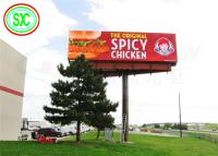 China Outdoor Full Color LED Display P6 960x768mm Cabinet IP65 Waterproof 6500cd Brightness for sale