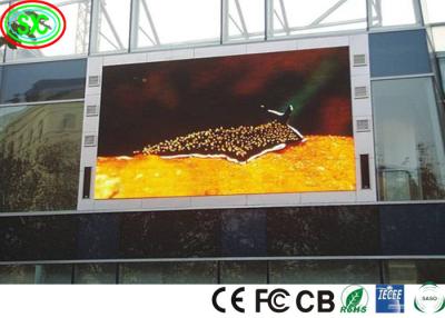 China Outdoor Full Color P5 P6 P8 P10 LED Display 8000cd Brightness IP65 with CE ROHS FCC CB IECEE Certificates for sale