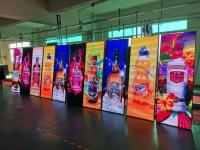 China SCX LED Poster Display P2.5 640x192 WiFi 4G Indoor Advertising Screen for sale