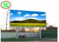 China Customized Iron Steel Cabinet Outdoor P10 LED Billboard 7500cd Brightness 1920Hz Refresh for sale