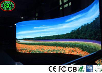 China Curved Stage Rental LED Display P3.91 500x500mm Die Casting Aluminum Cabinet 6.5kg for sale