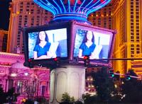 China Outdoor P10 Full Color Stadium Perimeter Large Advertising LED Display Screen 5000cd Brightness for sale