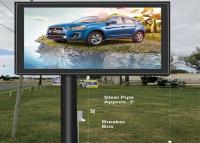 China P10 Outdoor Full Color LED Display 10mm Pixel Pitch IP65 Waterproof 5000cd Brightness for sale