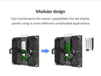 China P4 Indoor Full Color LED Video Wall Panel 4mm Pixel Pitch 280W Power Consumption for sale