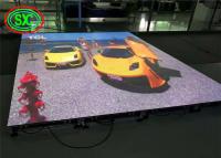 China Anti-collision Indoor P6.25 LED Dance Floor 500kg Load Capacity 3000cd Brightness for sale