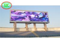 China Outdoor P6 Full Color LED Billboard 960x960mm 6500cd/m2 with Columns for Advertising for sale