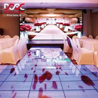 China P4.81 Indoor Outdoor LED Dance Floor Screen 500x500mm IP65 Waterproof Rental Display for sale