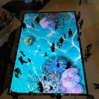 China SMD3528 Outdoor P8 LED Dance Floor Tile Screen 250x250mm Module 2200cd Brightness for sale