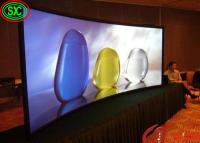 China Indoor Full Color P3.91 Flexible LED Video Wall Screen 500x1000mm Cabinet 3840Hz Refresh Rate for sale