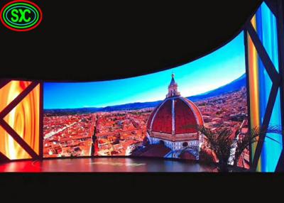 China P3.91 Indoor Curved LED Display 1000nits SMD2121 Full Color for Stage Rental for sale